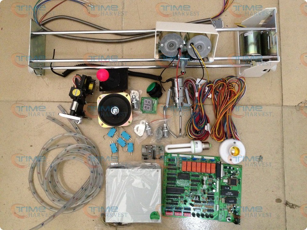 Crane machine kit with good quality crane game PCB, coin acceptor ...