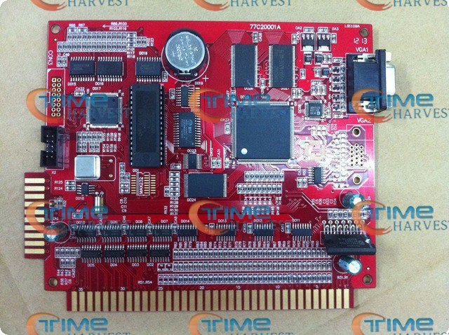 Multi-Games 10 in 1 Casino Multi Slot Games PCB Red Slot Game Board for ...