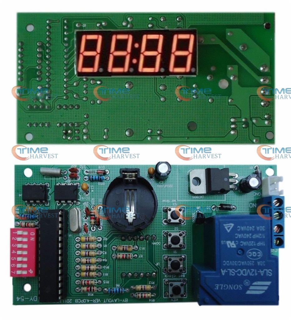 2pcs Coin Operated Timer Control Pcb Timer Board For Cafe Kiosk Washing