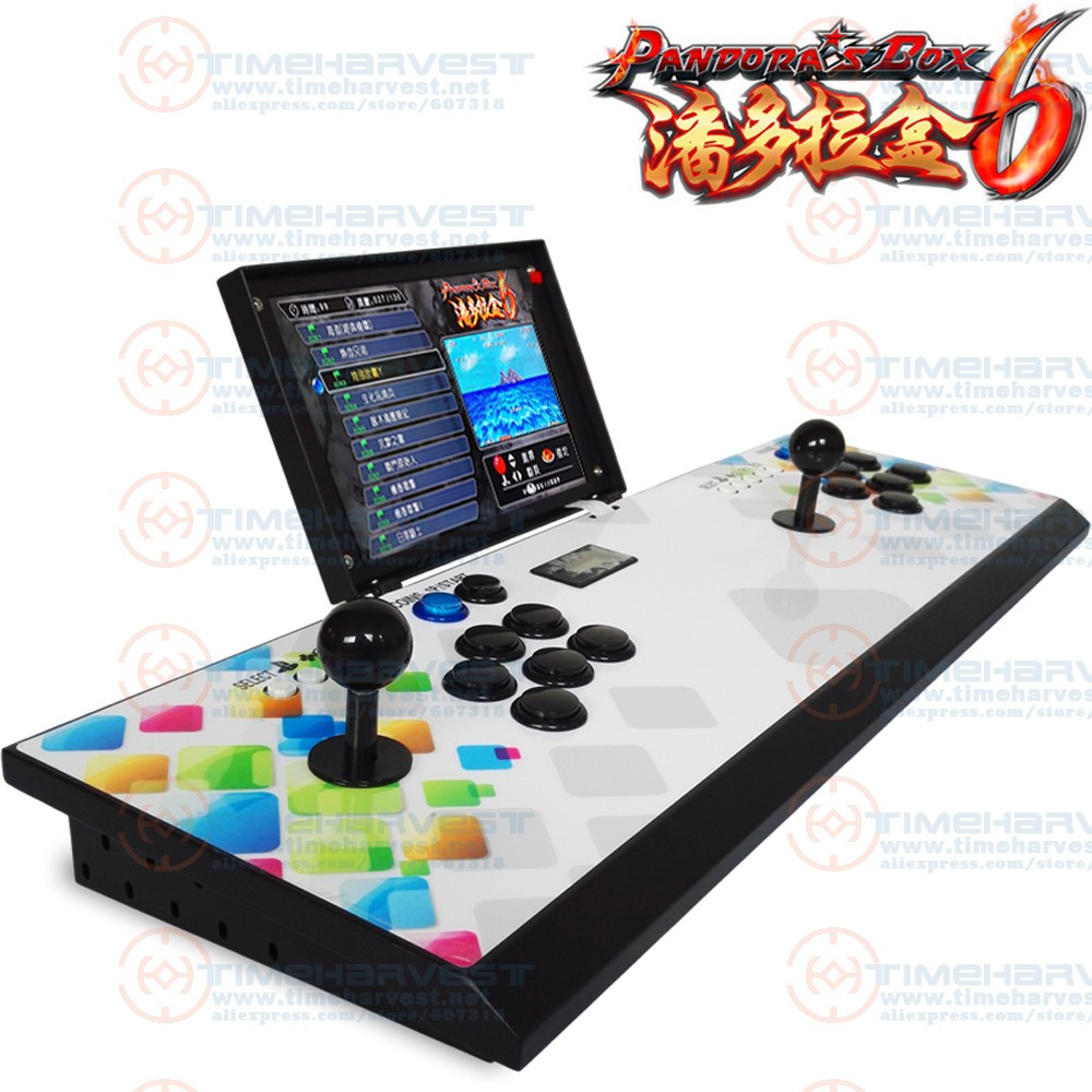 New Bartop Arcade Maschine 2 Players 10 inches LCD Table Top Video Game ...