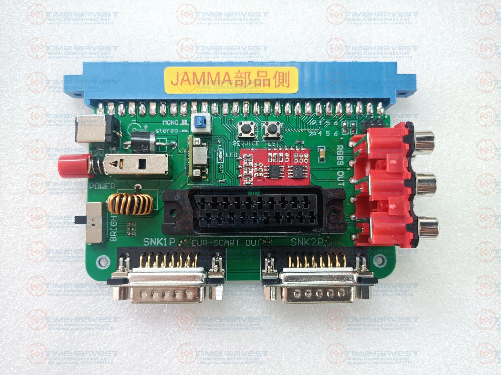 12V CBOX Converting Board JAMMA to DB15 Joypad Super Gun Converter for ...