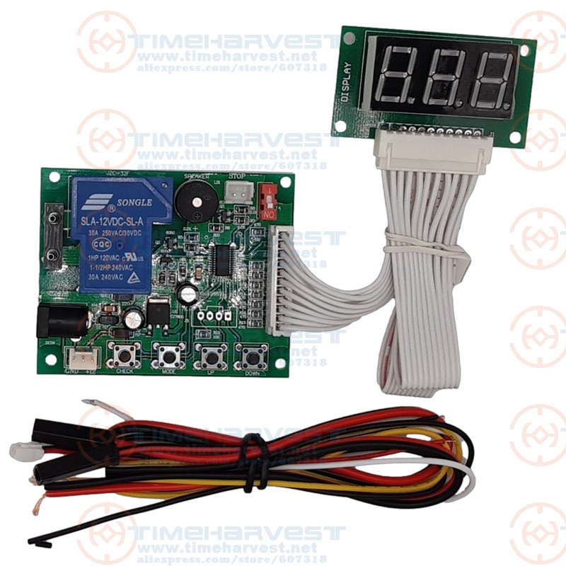 Timer control board 3 digits timer board PCB coin operated Timer ...