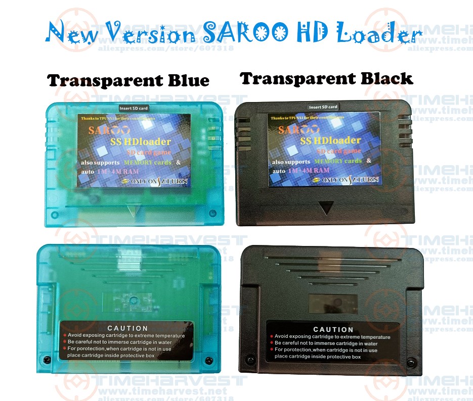 New Version SAROO HDLoader Fast Reading Game Card Games Cartridge Support TF Menory Cards Play ...